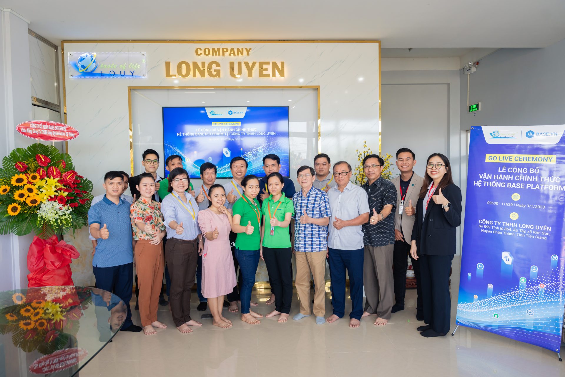 Long Uyên “bắt tay” Base.vn, chuyển đổi số ngành sản xuất nông sản Tiền ...